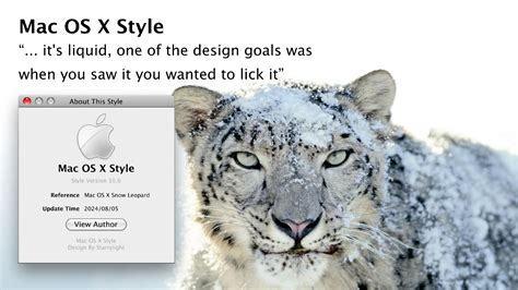 Mac Os X Style Figma