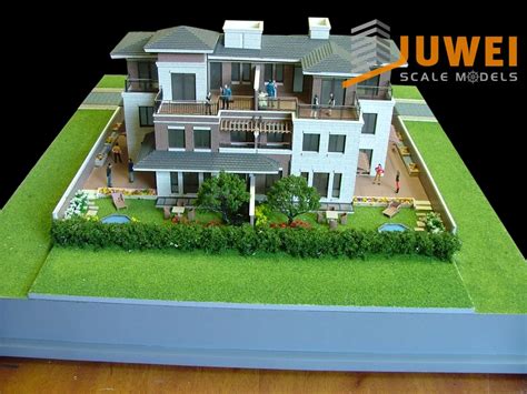 Customized Architecture Scale Model Of Villa Building Jw 28