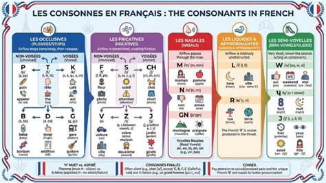 Les Consonnes En Français