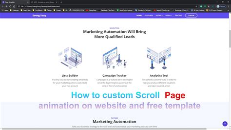 Aos Css Driven On Scroll” Animation Library Free Template Youtube