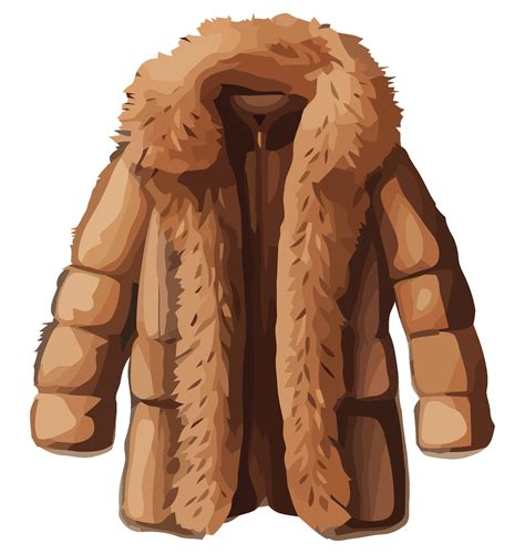 An Illustration Of A Fur Coat 49055440 Vector Art At Vecteezy