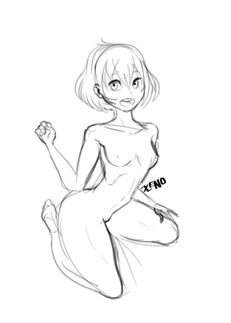 Unnamed Oc Character Sketch By Xenoart Hentai Foundry