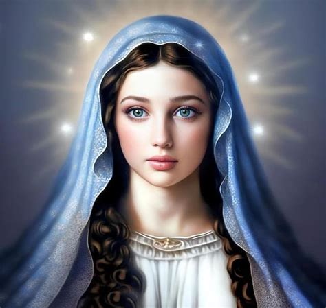 Jesus Christ Art On Instagram Ave Maria ️ Artwork By Khalil