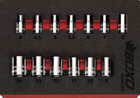 14 Multi Spline Socket Set In Eva Foam Serenco Uk Ltd
