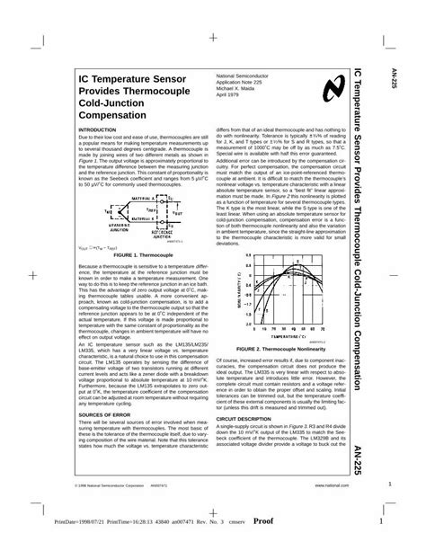 Pdf Ic Temperature Sensor Provides Thermocouple Cold Junction