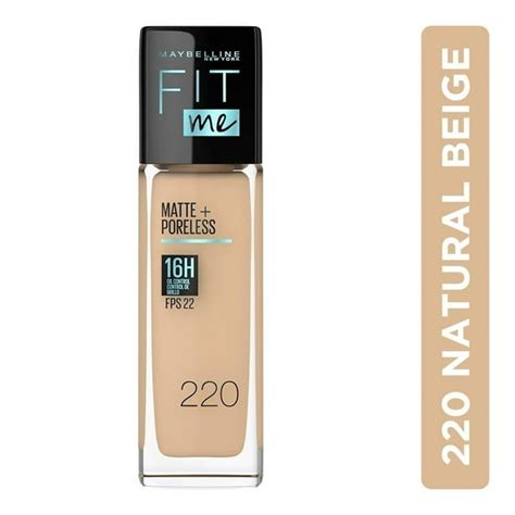 Base De Maquillaje Maybelline New York Fit Me Matte Poreless 220