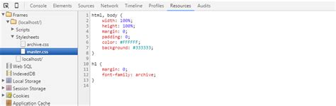 Html Google Chrome Won T Load Two CSS Files Stack Overflow