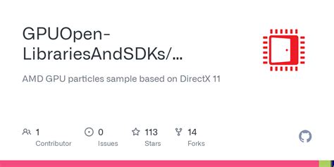 Github Gpuopen Librariesandsdksgpuparticles11 Amd Gpu Particles