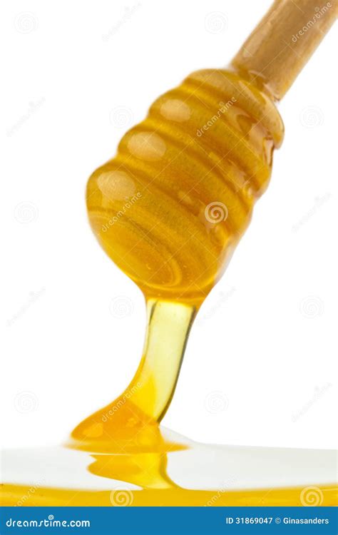 Honey Against White Background Stock Image Image Of Spread Food