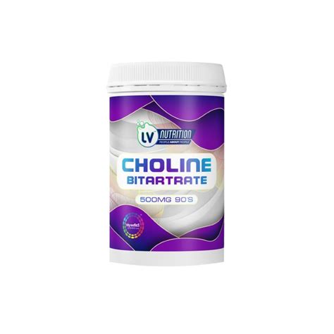 Choline Capsules 500mg Lv Nutrition
