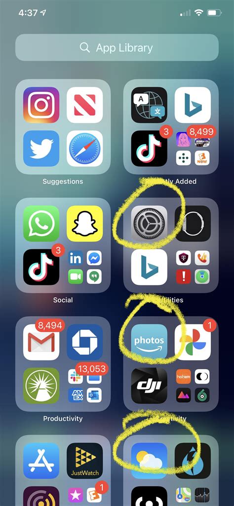 Bug Tapping On The Top Left Icon In Nd Column Of App Library Is Sometimes Unresponsive
