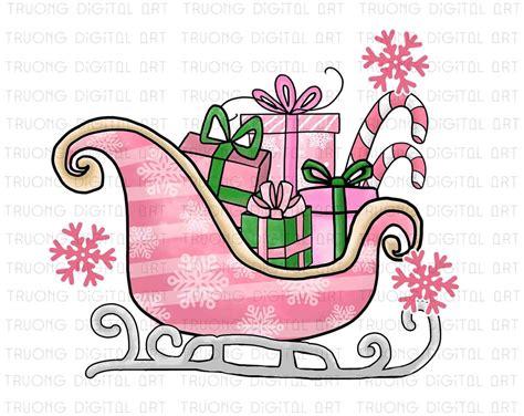 Sleigh All Day Png Santa Claus Png Pink Sleigh Girl Sleigh Png Funny