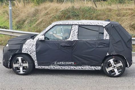 한 번 충전에 320km 넘게 주행 현대차 경형 전기차 캐스퍼 Ev 테스트카 포착 레이 Ev 보다 훨씬 좋네