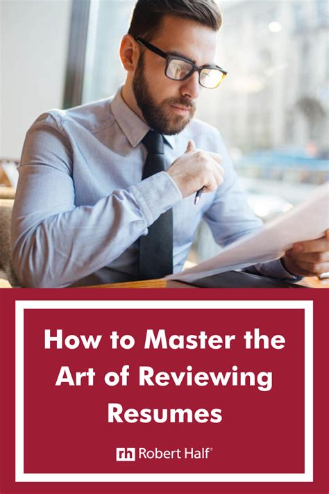 How to master the art of reviewing resumes – Artofit