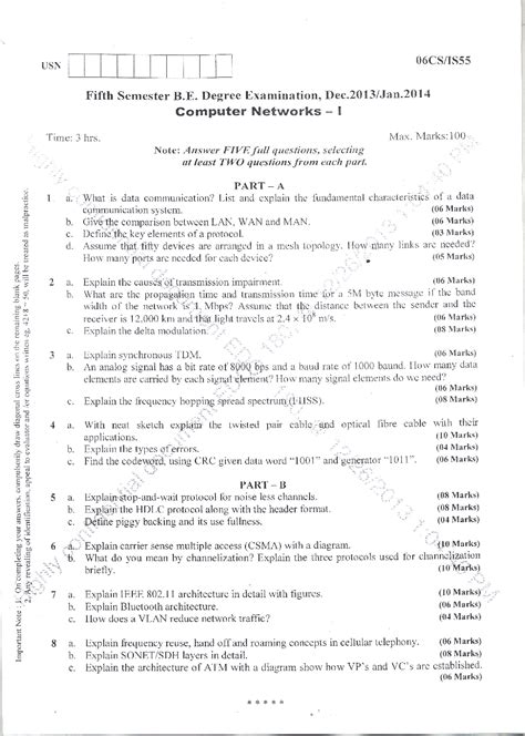 Download Vtu Question Papers 5th Semester Computer Science And