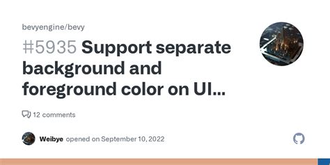 Support Separate Background And Foreground Color On Ui Text · Issue