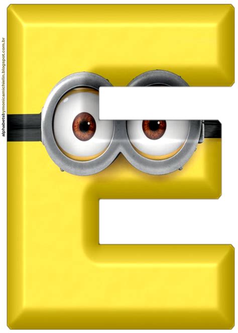 M Michielin Alphabets Minions Alfabeto Png Minions Alphabet