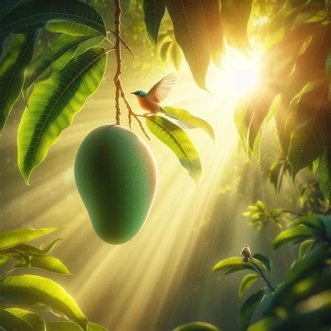 Premium Photo Mango Fruit Mango Tree Garden Image