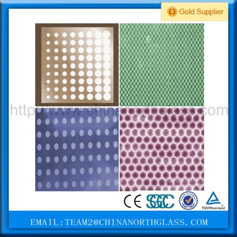 China 10mm Pattern Tempered Ceramic Frit Glass China Ceramic Frit Glass Enamel Glass