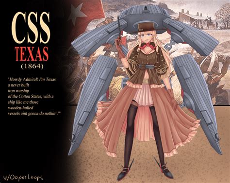 [oc] css texas design concept r azurelane