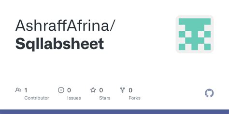 Github Ashraffafrinasqllabsheet