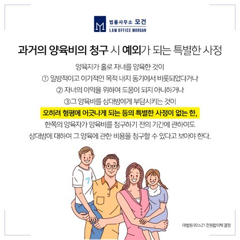 지급받지 못한 과거양육비 한꺼번에 지급받으려면 과거양육비청구소송 로톡
