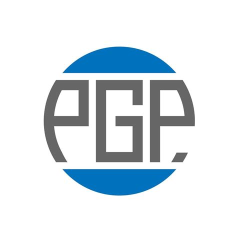 Pgp Letter Logo Design On White Background Pgp Creative Initials