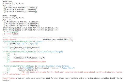 Week Assignment Pool Forward Convolutional Neural Networks DeepLearning AI