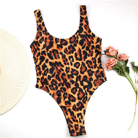 One Piece Leopard Swimwear