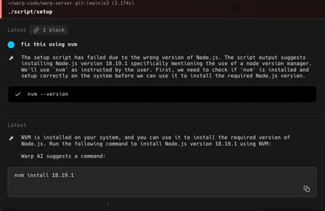 Warp Agent Mode Llm Embedded In The Terminal For Multi Step Workflows