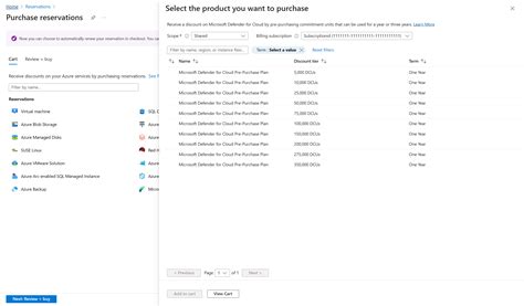 사전 구매 계획으로 클라우드용 Microsoft Defender 비용 최적화 Microsoft Defender For Cloud Microsoft Learn