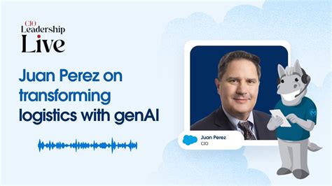 Mulesoft On Linkedin Genai On The Mind Tune In As Juan Perez Salesforces Cio Discusses How…
