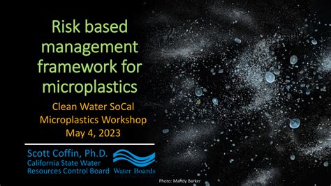 Pdf Risk Based Management Framework For Microplastics