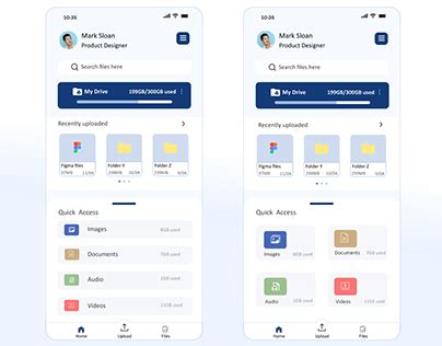 Cloud Storage Ui Projects Photos Videos Logos Illustrations And Branding Behance