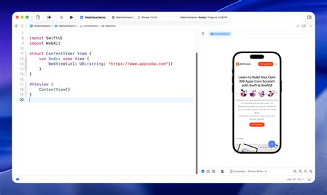 Ios 26 新功能： Swiftui 的 Webview 與 Webpage