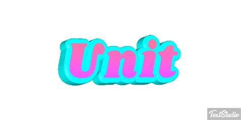 Unit Word Animated  Logo Designs