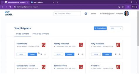 Video Vinotha V On Linkedin Day9 Nxtwav Html Ccbp