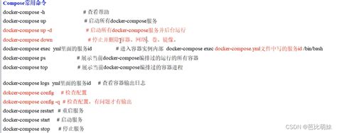 Docker Compose Csdn博客