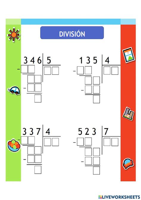 Divisiones 1314780 Proferocio97 Live Worksheets