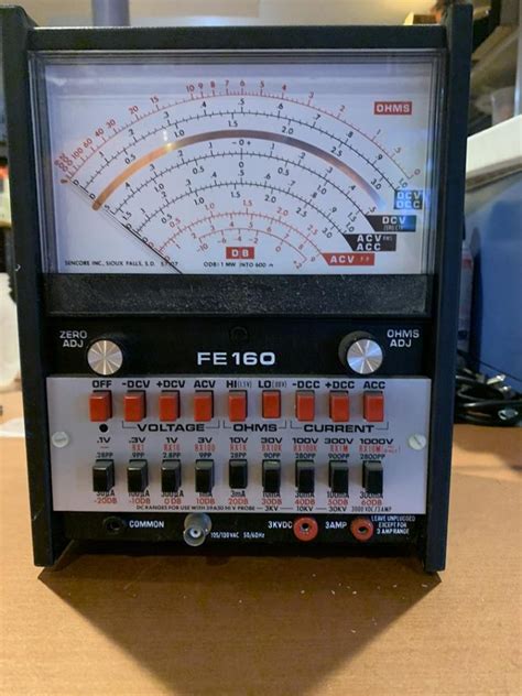 Vintage 1973 Sencore Fe160 Field Effect Meter