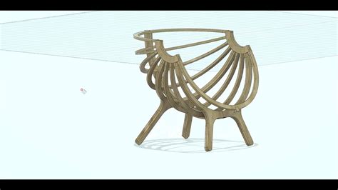 I Made A Customizable Lounge Chair Parametric Modeling Rwoodworking