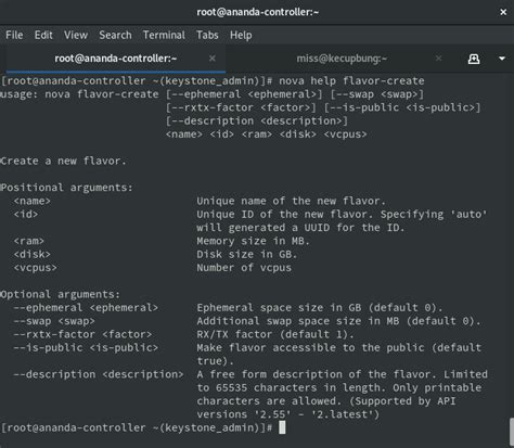 Openstack Image Service Managing Flavors Jurnal Misskecupbung