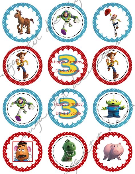 Toy Story Cupcake Toppers Printable Free Free Printable A Z