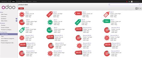 Odoo Website Product Labels And Stickers WebKul