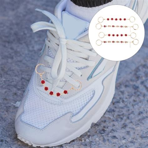 4 Pcs Chaînes De Chaussures Décoratives Embellissements Pour Femmes