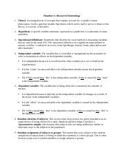 Chap Sex Research Worksheet Docx Handout Research Terminology Theory An Integrated