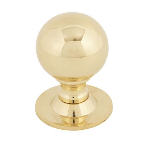 From The Anvil Ball Cupboard Knobs In Polished Brass From Cheshire