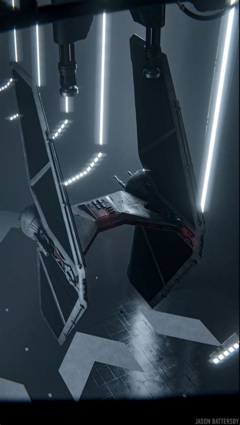 Sci Fi Space Station Image Tie Reaper Interior Tie Fighter