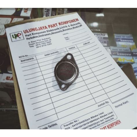 Jual Transistor Jengkol Mj2955 Pnp Final Transistor Power Audio Amplifier Shopee Indonesia