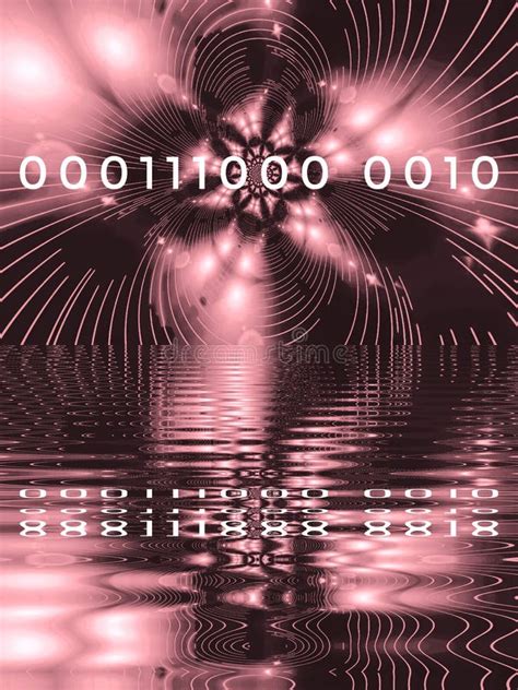 Data Binary Code 000111 Abstract Stock Illustration Illustration Of